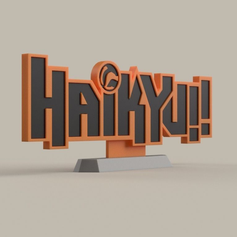 Haikyu - Logo 3D model 3D printable | CGTrader