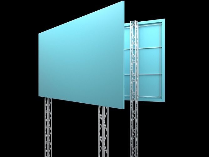 Billboard 3D model | CGTrader
