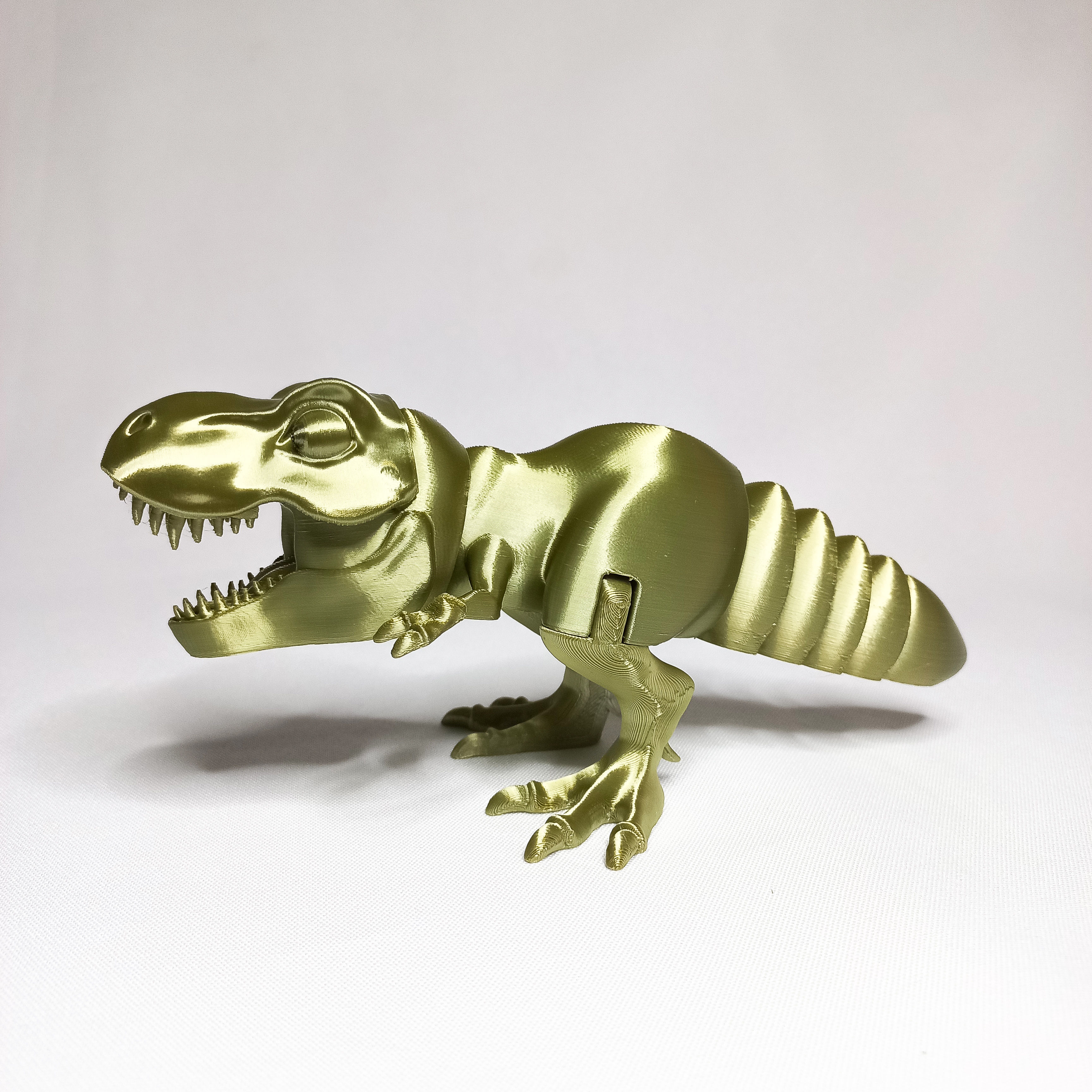T-REX gold toy 3D model 3D printable | CGTrader