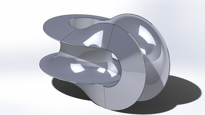 Infinite 8 Loop Sculpture 3D model 3D printable | CGTrader