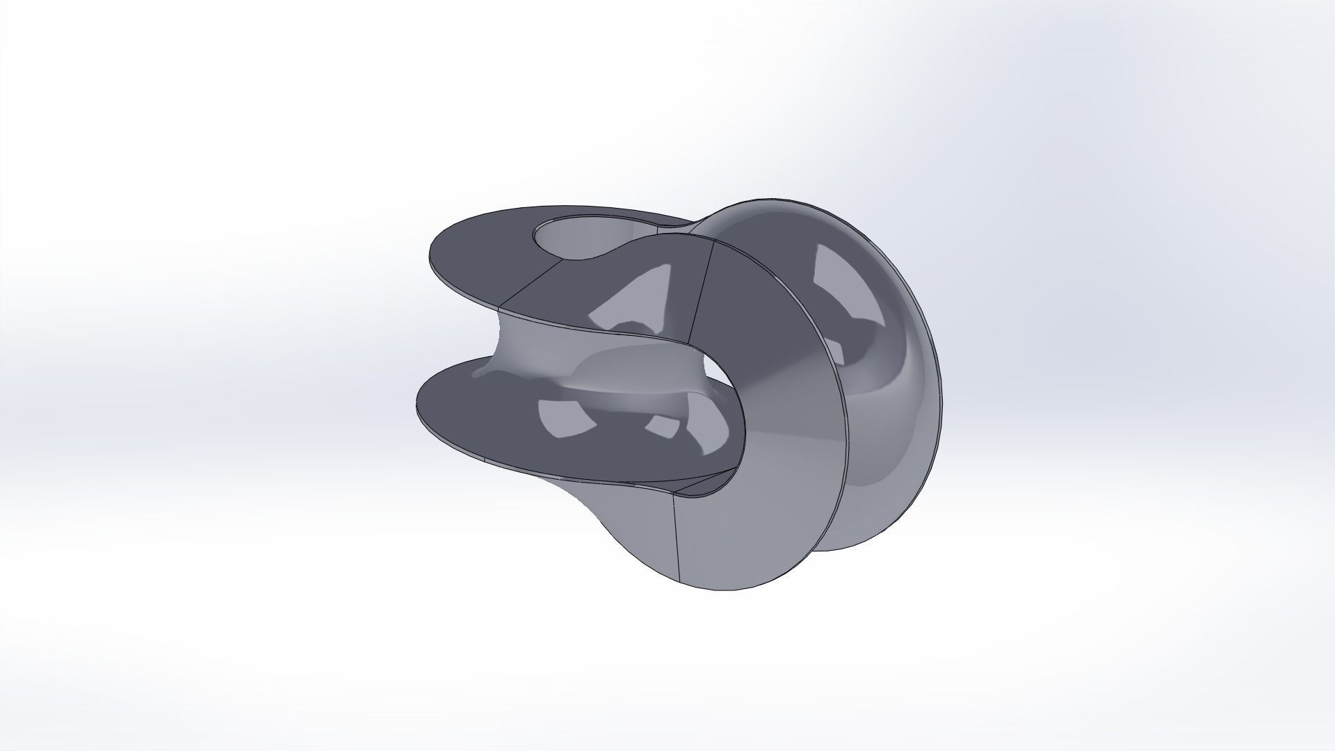 Infinite 8 Loop Sculpture 3D model 3D printable | CGTrader