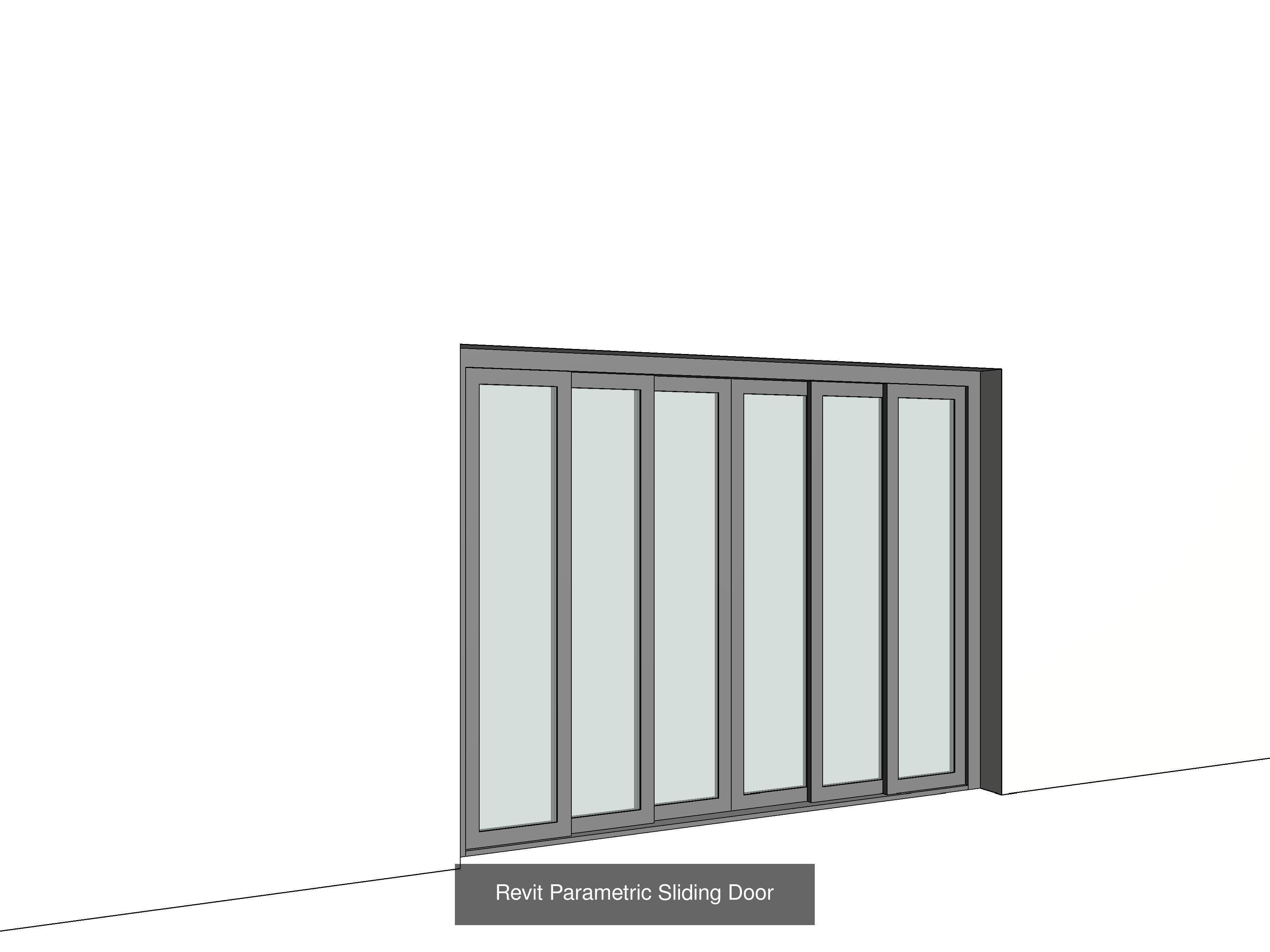 Revit native sliding doors 3D Model Collection | CGTrader