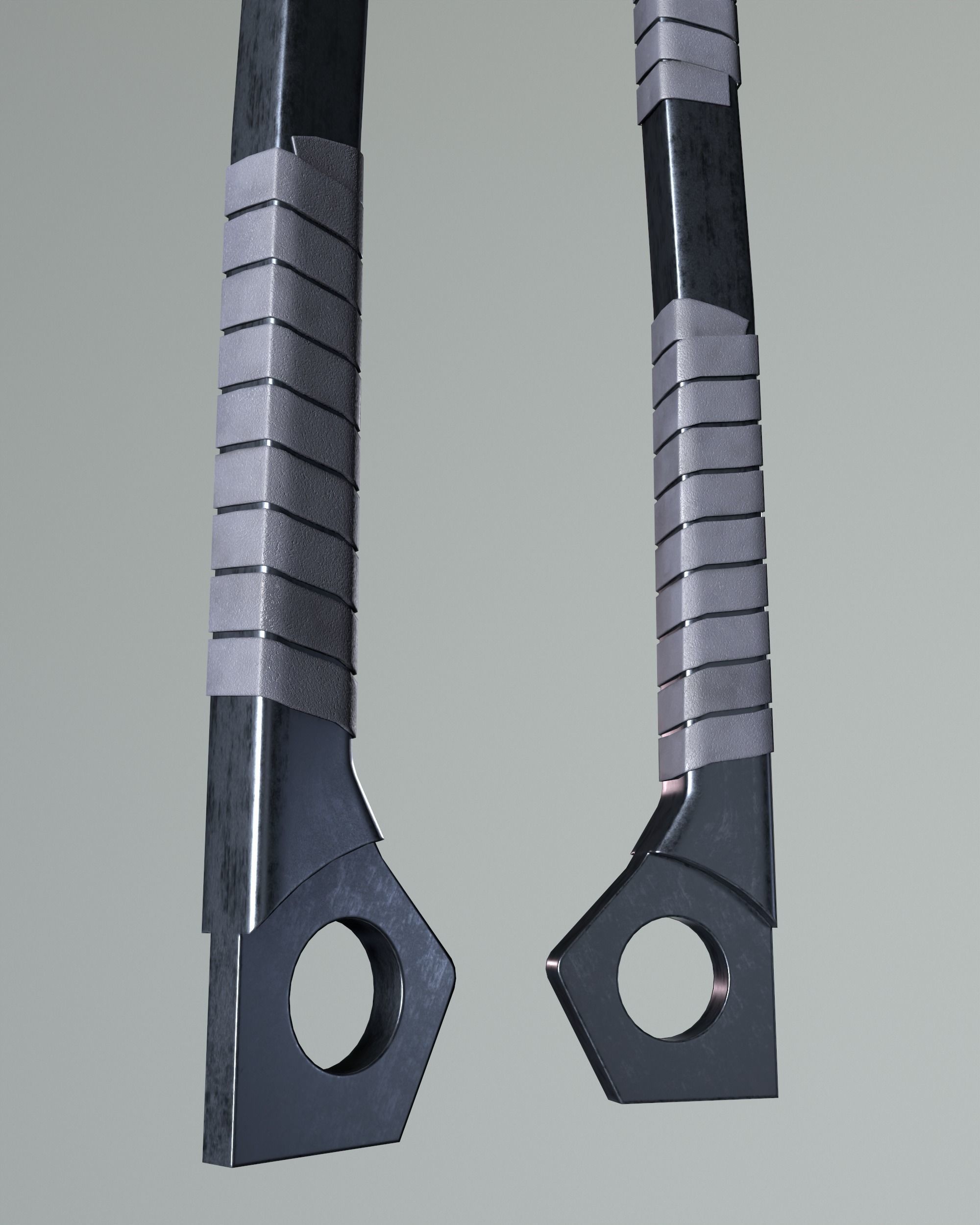 3D model Cleaver Sword Low-Poly Gameready PBR model VR / AR / low-poly ...