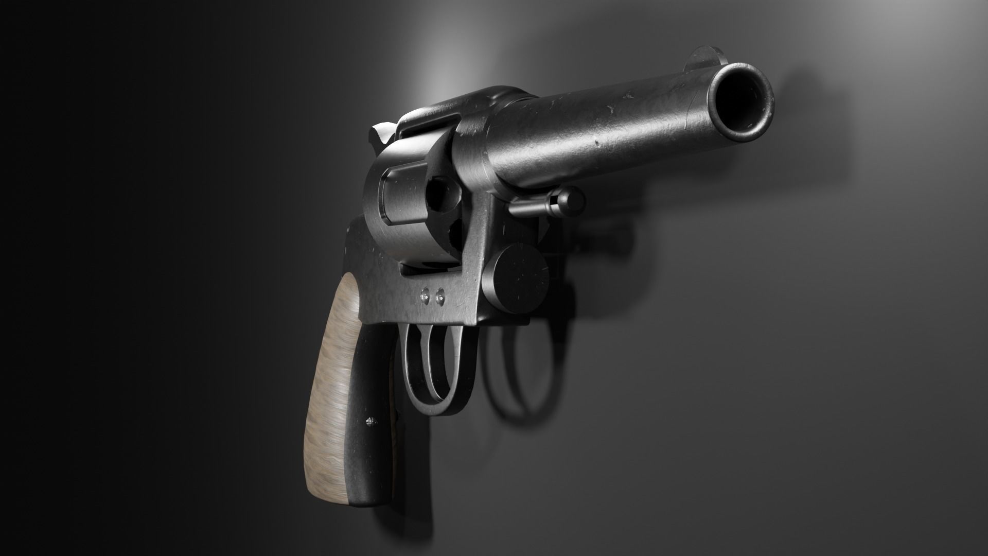 Revolver model 3D model | CGTrader