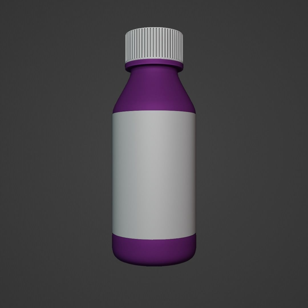 3D model Lean bottle wockhardt low poly model VR / AR / low-poly | CGTrader