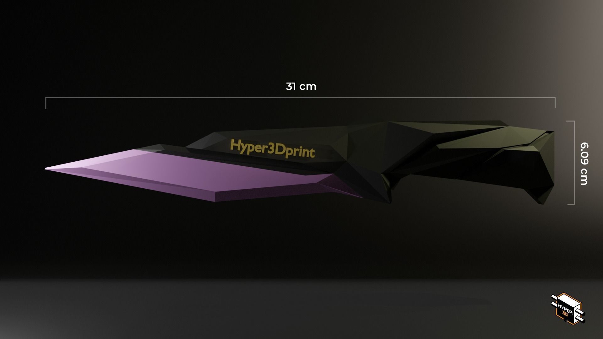 Valorant Singularity Knife 3D model 3D printable | CGTrader