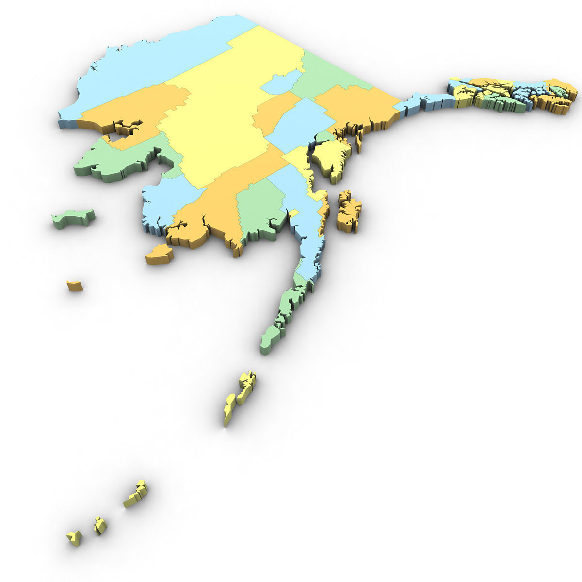 alaska political map