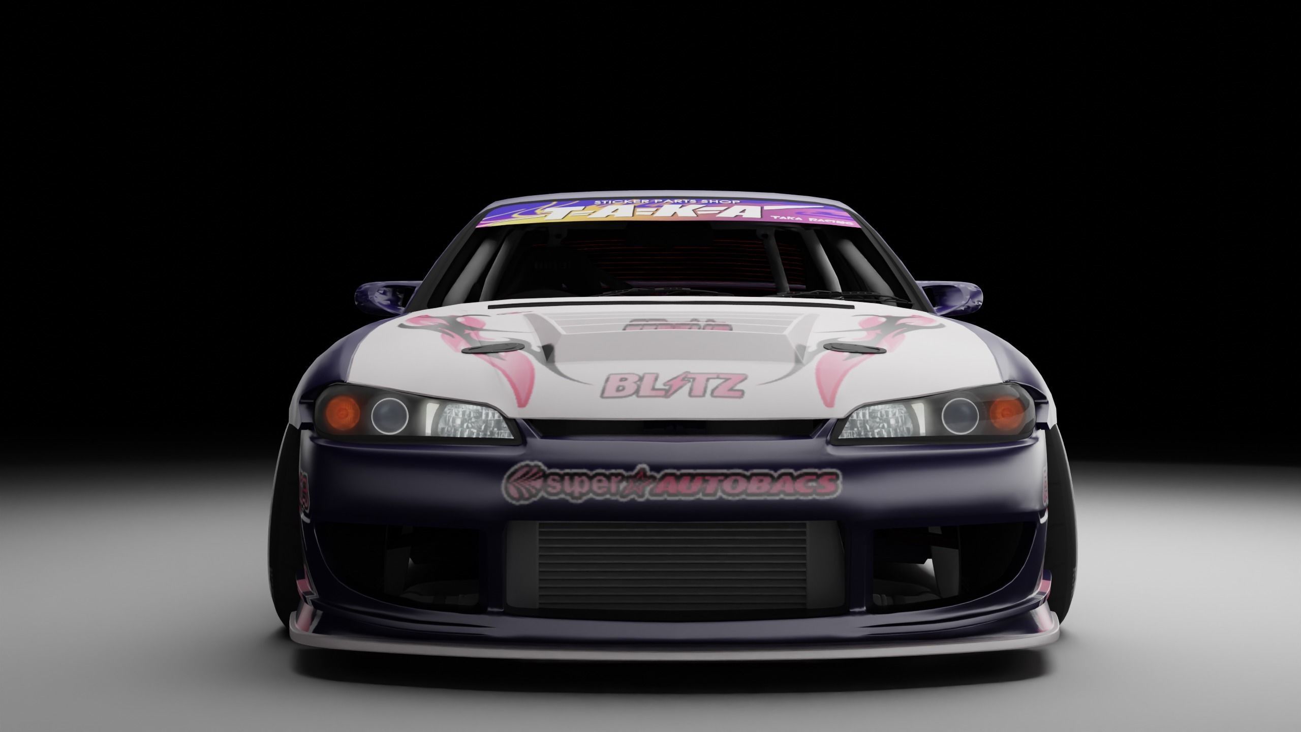 Nissan Silvia S15 Dmax Gripex Garage 3D model animated | CGTrader