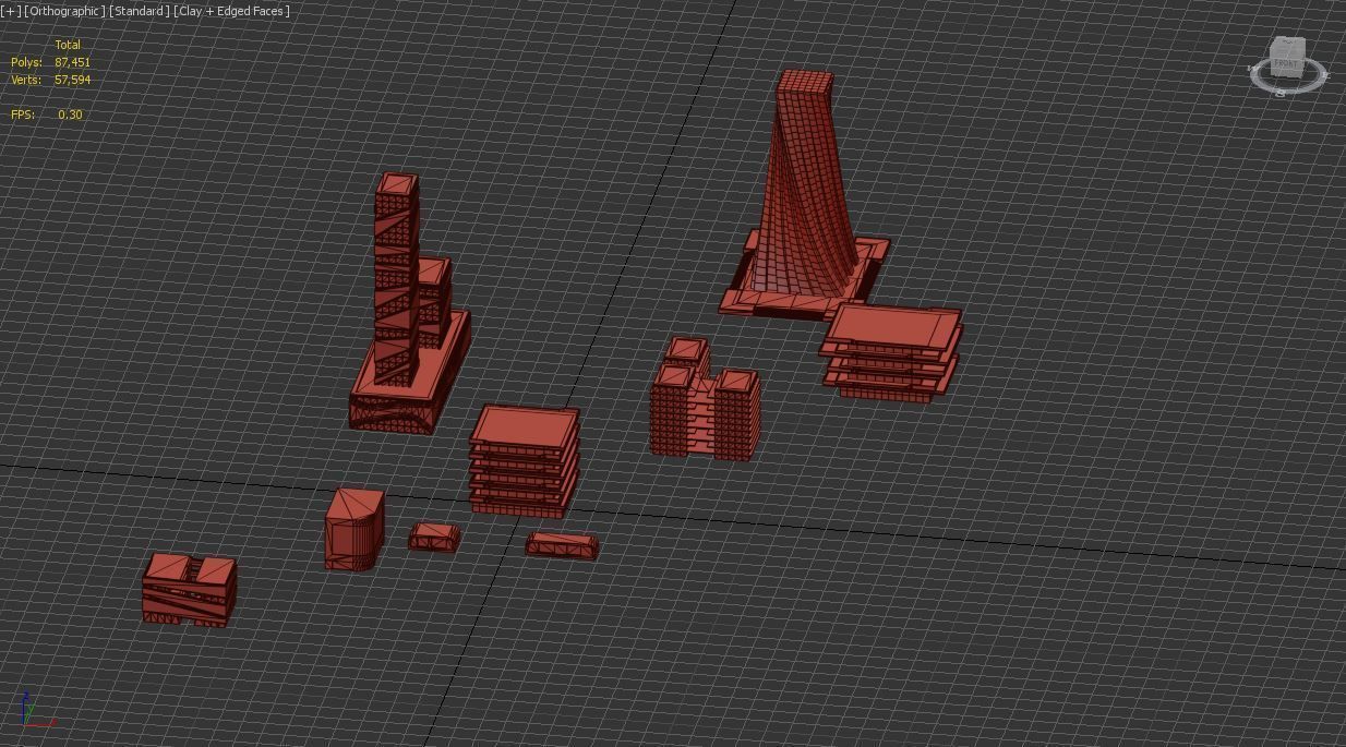 Random Building Collection 1 3D model | CGTrader