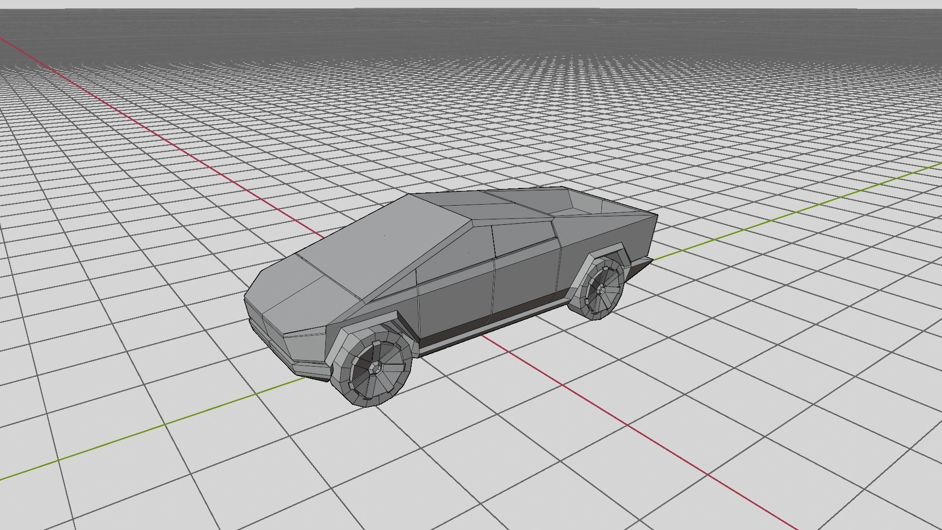 3D model Cybertruck Low-poly Eevee VR / AR / low-poly | CGTrader