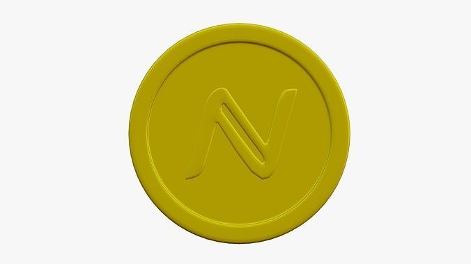 3D model Namecoin coin with letter n VR / AR / low-poly | CGTrader