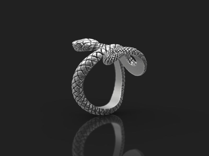 Snake ring 3d model for 3d printing 3D print model 3D model 3D ...