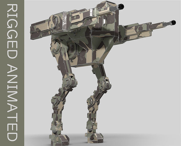 3D model Mech 08 - Harpy VR / AR / low-poly | CGTrader