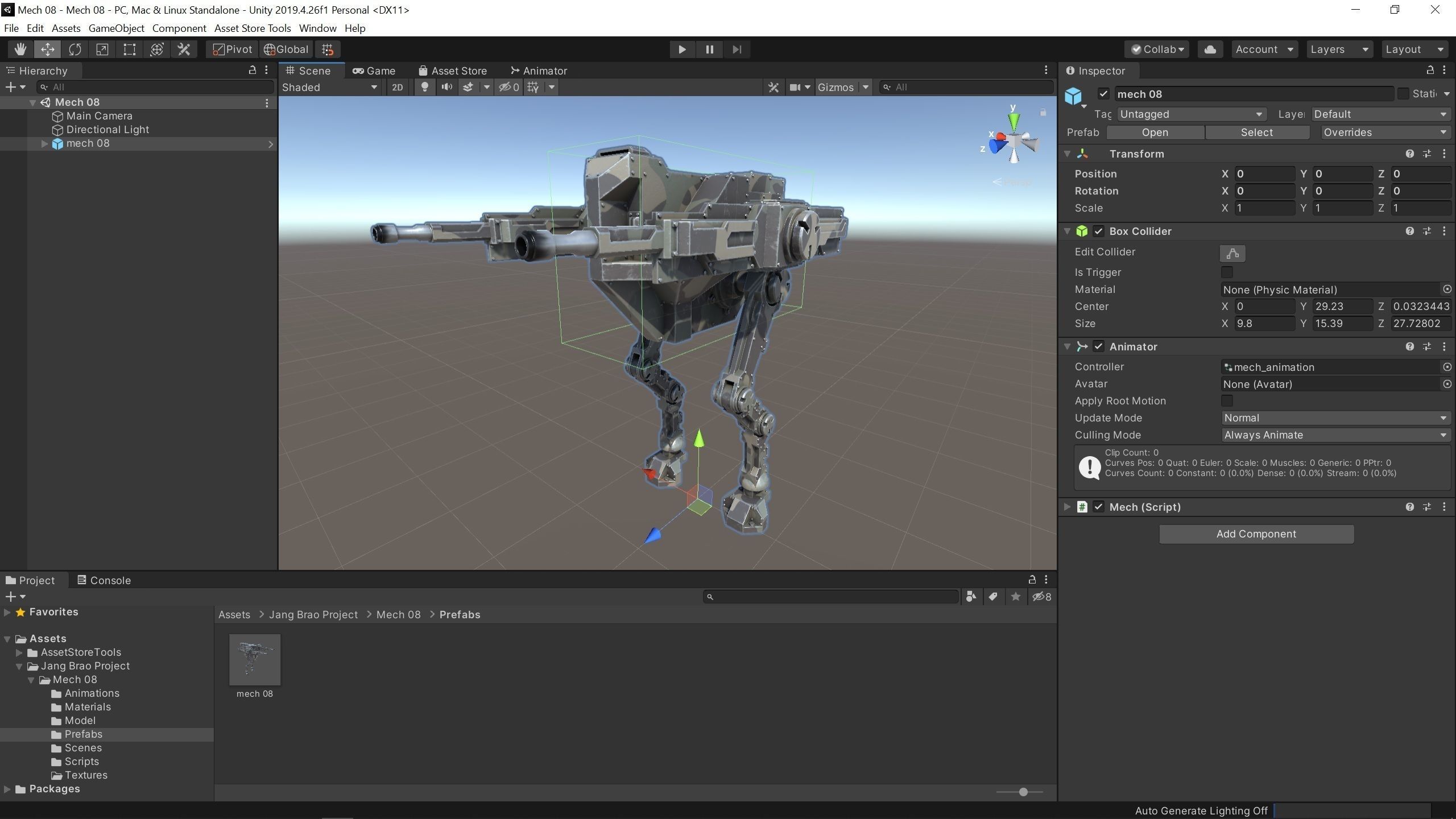 3D model Mech 08 - Harpy VR / AR / low-poly | CGTrader