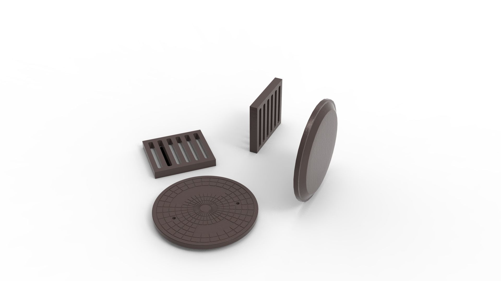 MANHOLE COVER 3D model | CGTrader