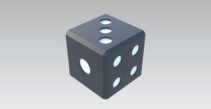 Dice - 3D Model for 3D printing and CGI use 3D model 3D printable ...
