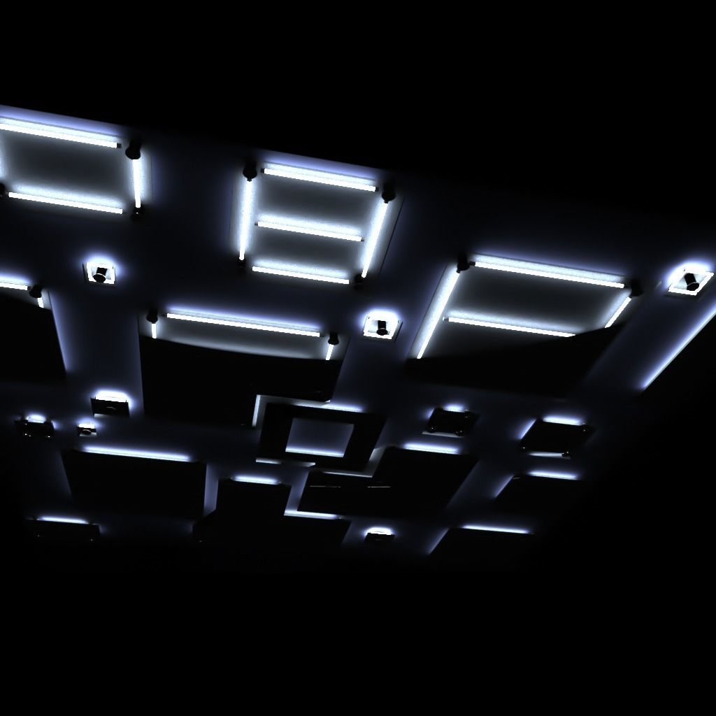 3D model light celling design VR / AR / low-poly | CGTrader