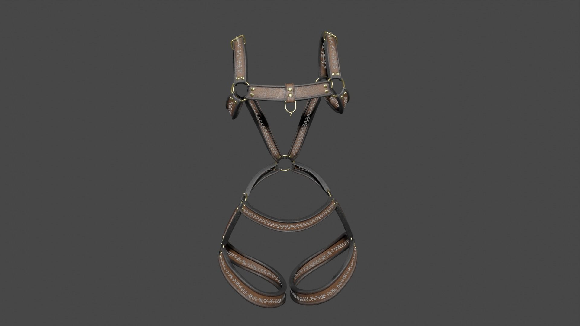 Rexonium Harness 3D model rigged | CGTrader