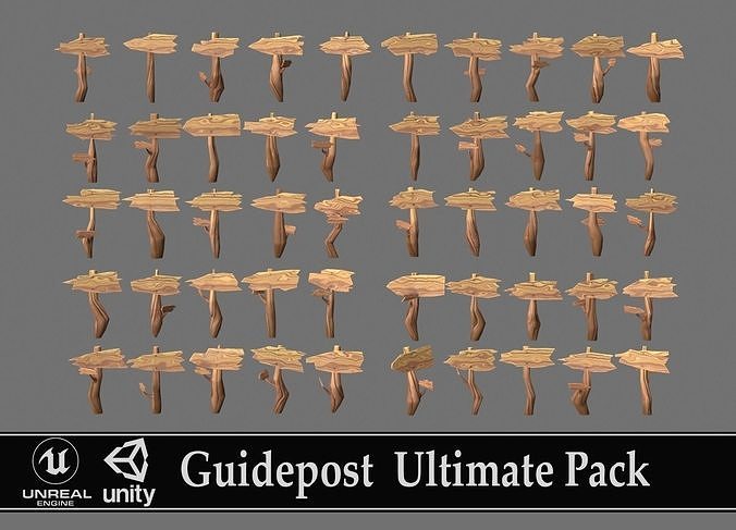 Guidepost ultimate pack 3D Model Collection | CGTrader