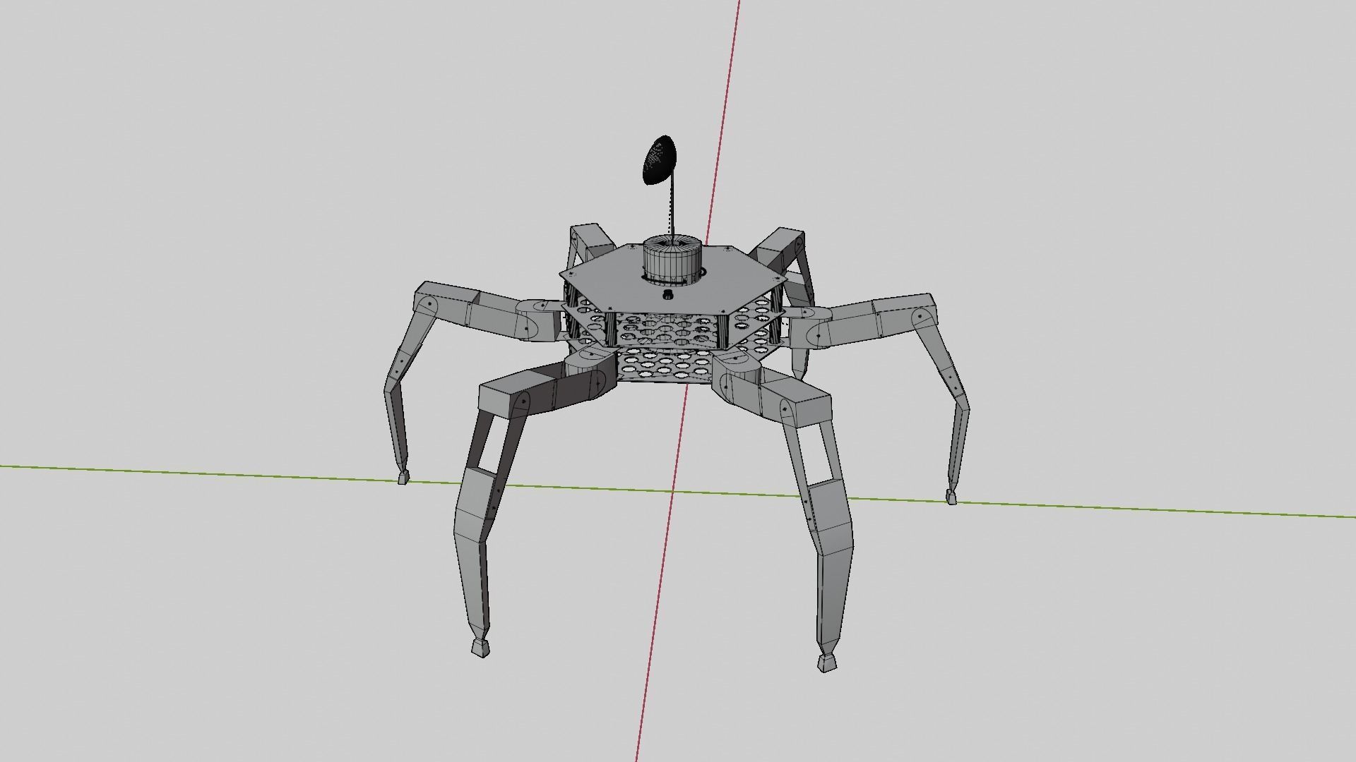 Robo-spider Middle-poly free 3D model | CGTrader