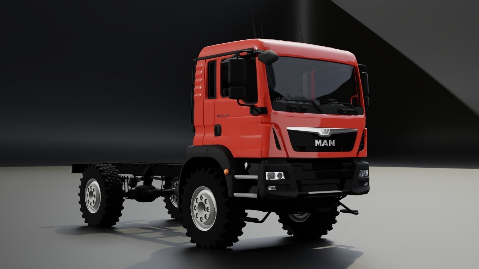 MAN TGM 13 290 Single Cab 3D model | CGTrader