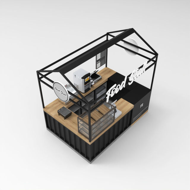 Booth Food Stall 3D model | CGTrader