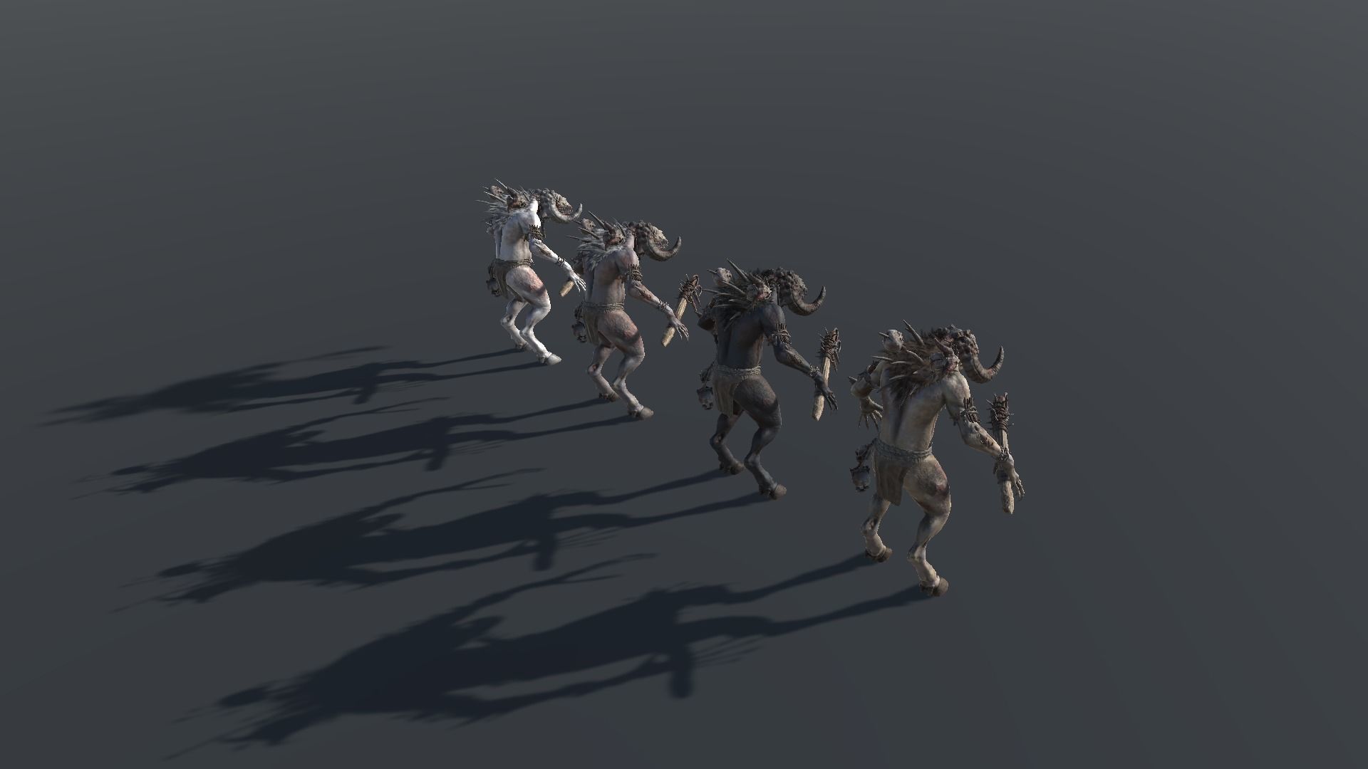 3D model Wendigo Ram Rigged VR / AR / low-poly | CGTrader