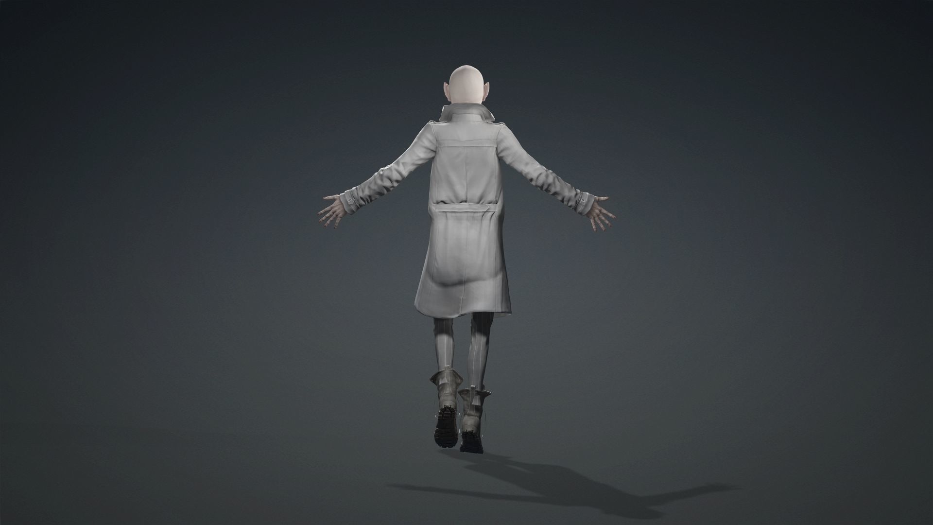 3D model White Vampire Creature VR / AR / low-poly | CGTrader