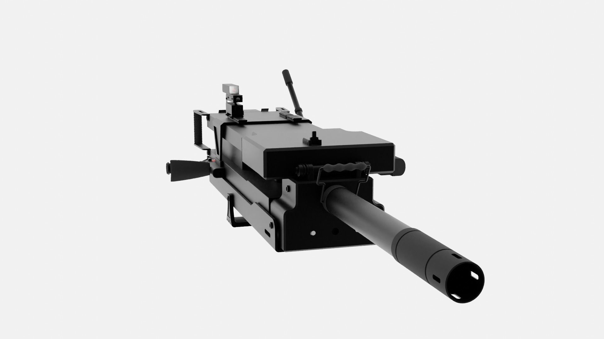 Heckler and Koch GMG Grenade Machine Gun 3D model | CGTrader