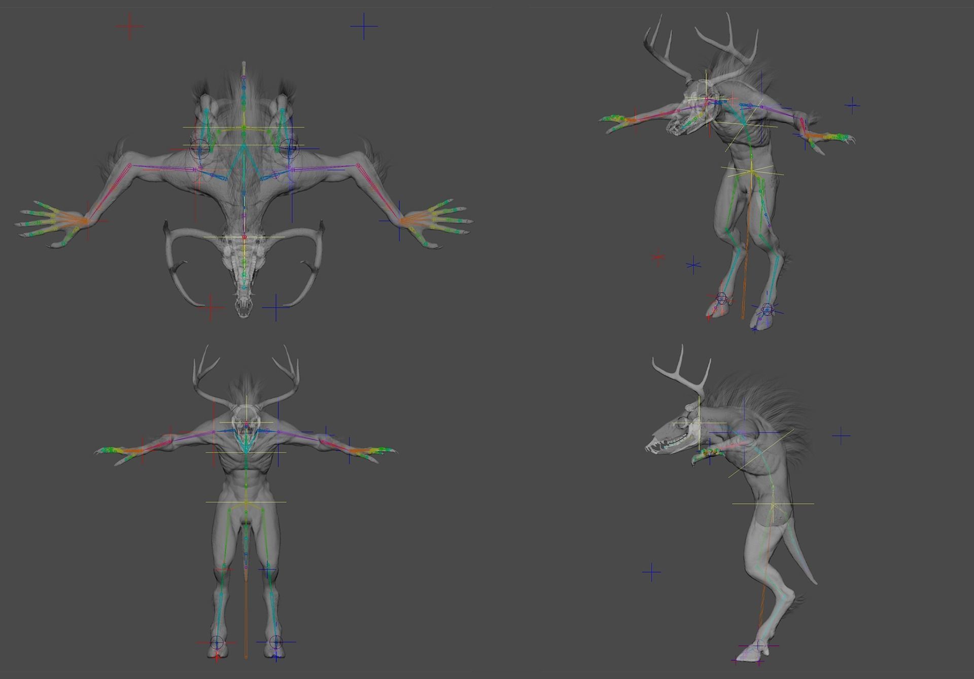 3D model Wendigo VR / AR / low-poly | CGTrader