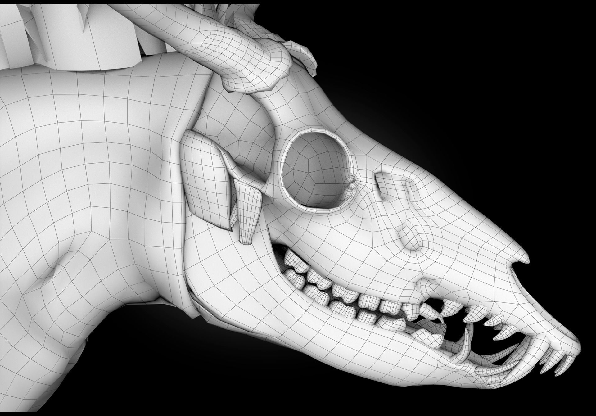 3D model Wendigo VR / AR / low-poly | CGTrader