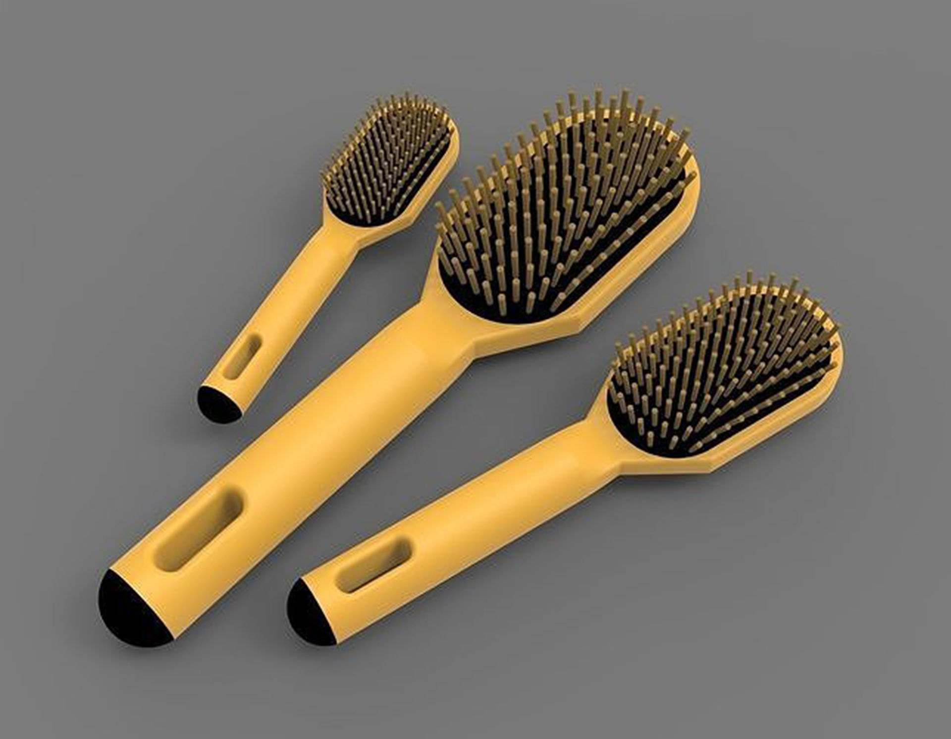Hair Brush 3D model | CGTrader