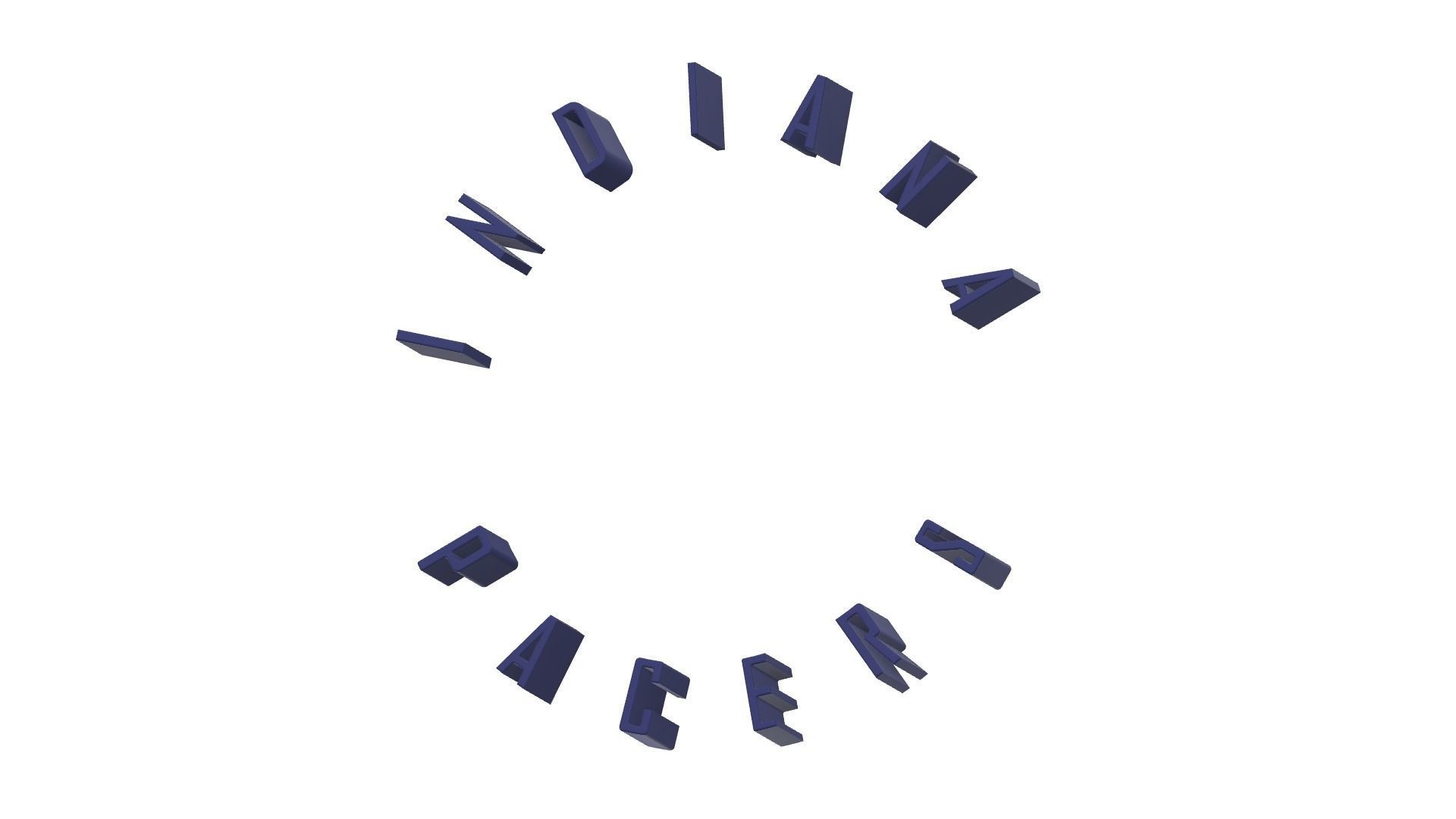 Indiana Pacers NBA Logo Two Version Available 3D model 3D printable ...