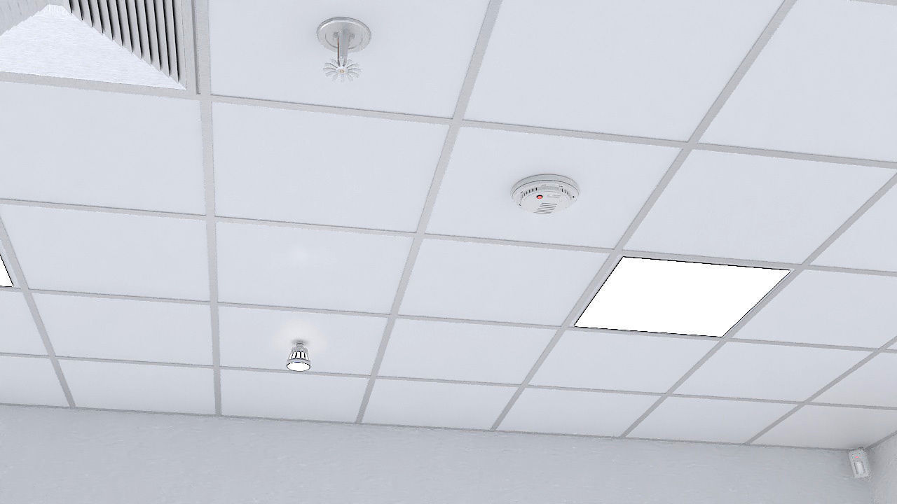 Ceiling tiles 3D model | CGTrader