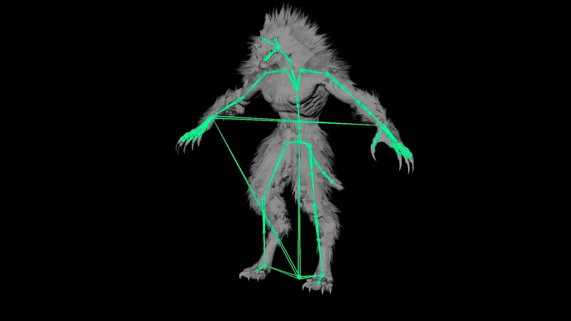 3D model Werewolf VR / AR / low-poly | CGTrader