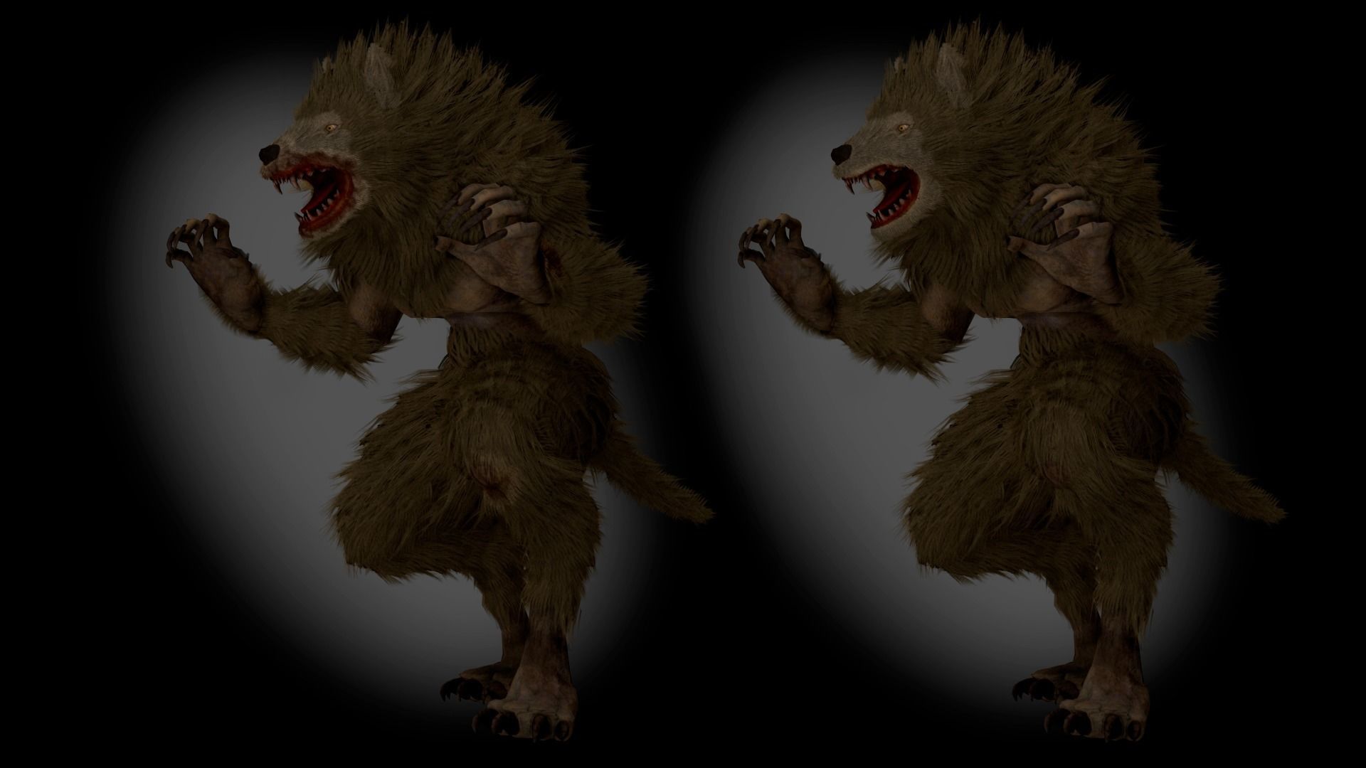 3D model Werewolf VR / AR / low-poly | CGTrader