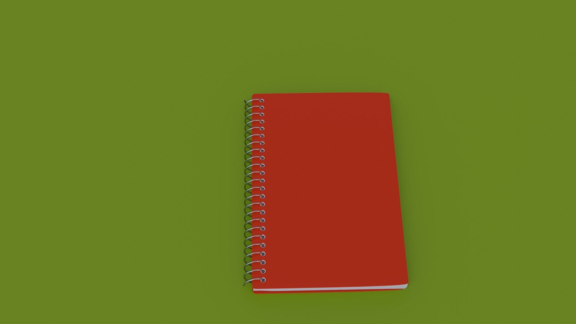 3D model animated notebook example VR / AR / low-poly | CGTrader