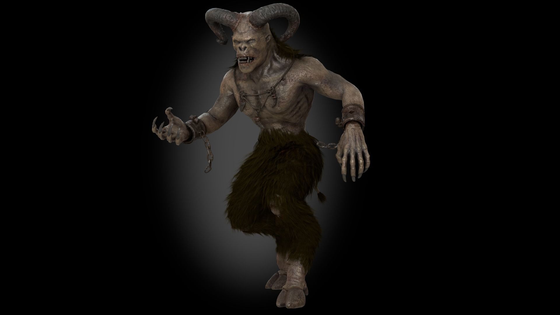 3D model Demon Faun VR / AR / low-poly | CGTrader