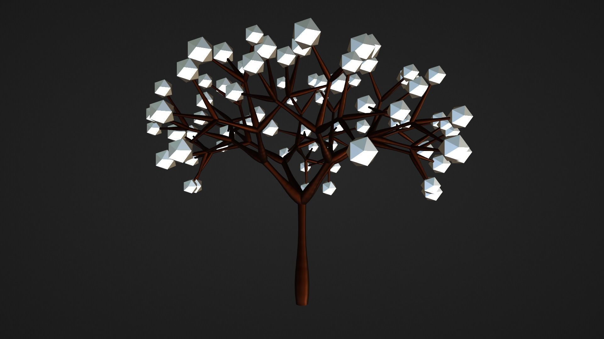 Hexagonal Tree 3D model | CGTrader