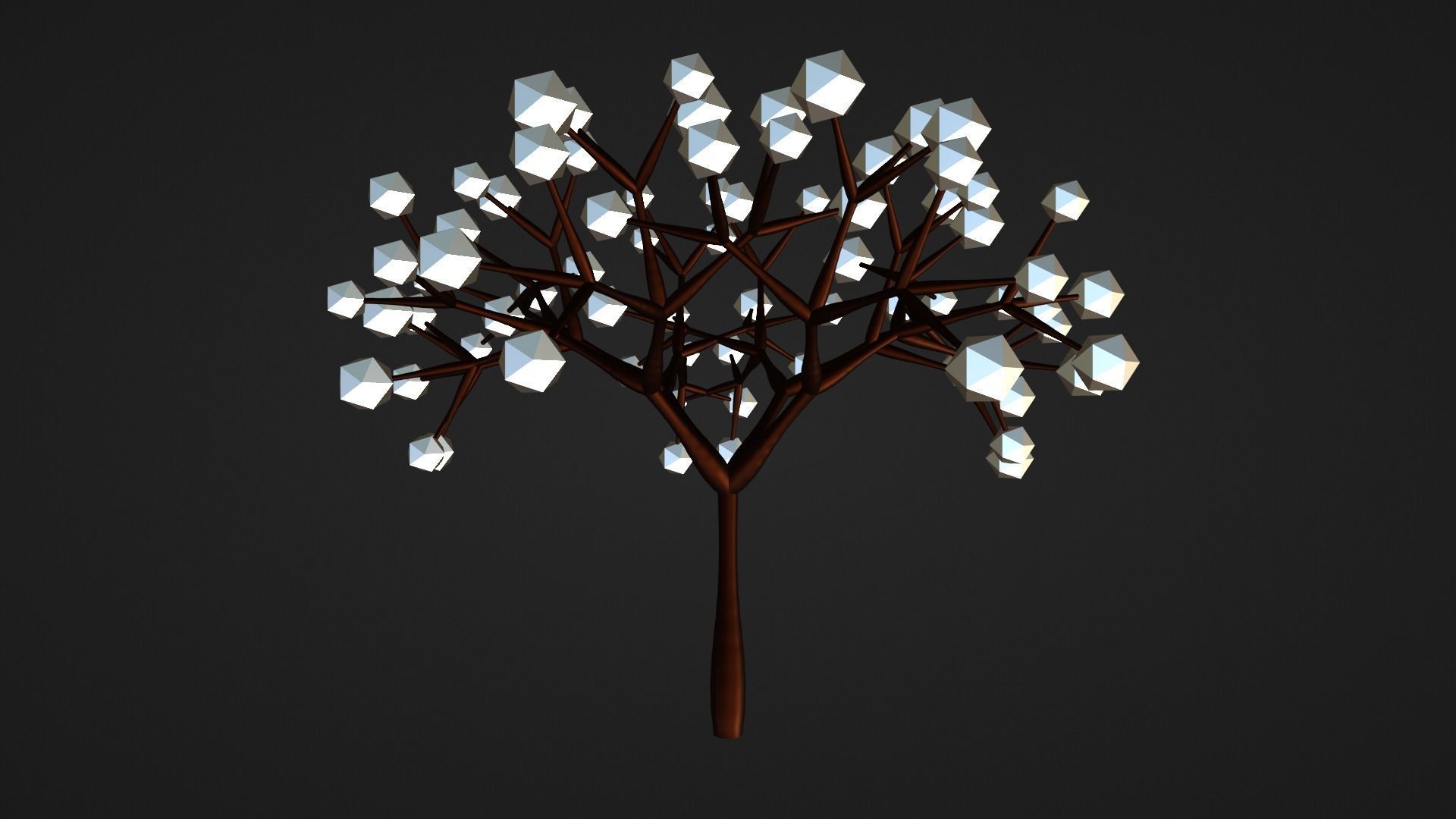 Hexagonal Tree 3D model | CGTrader