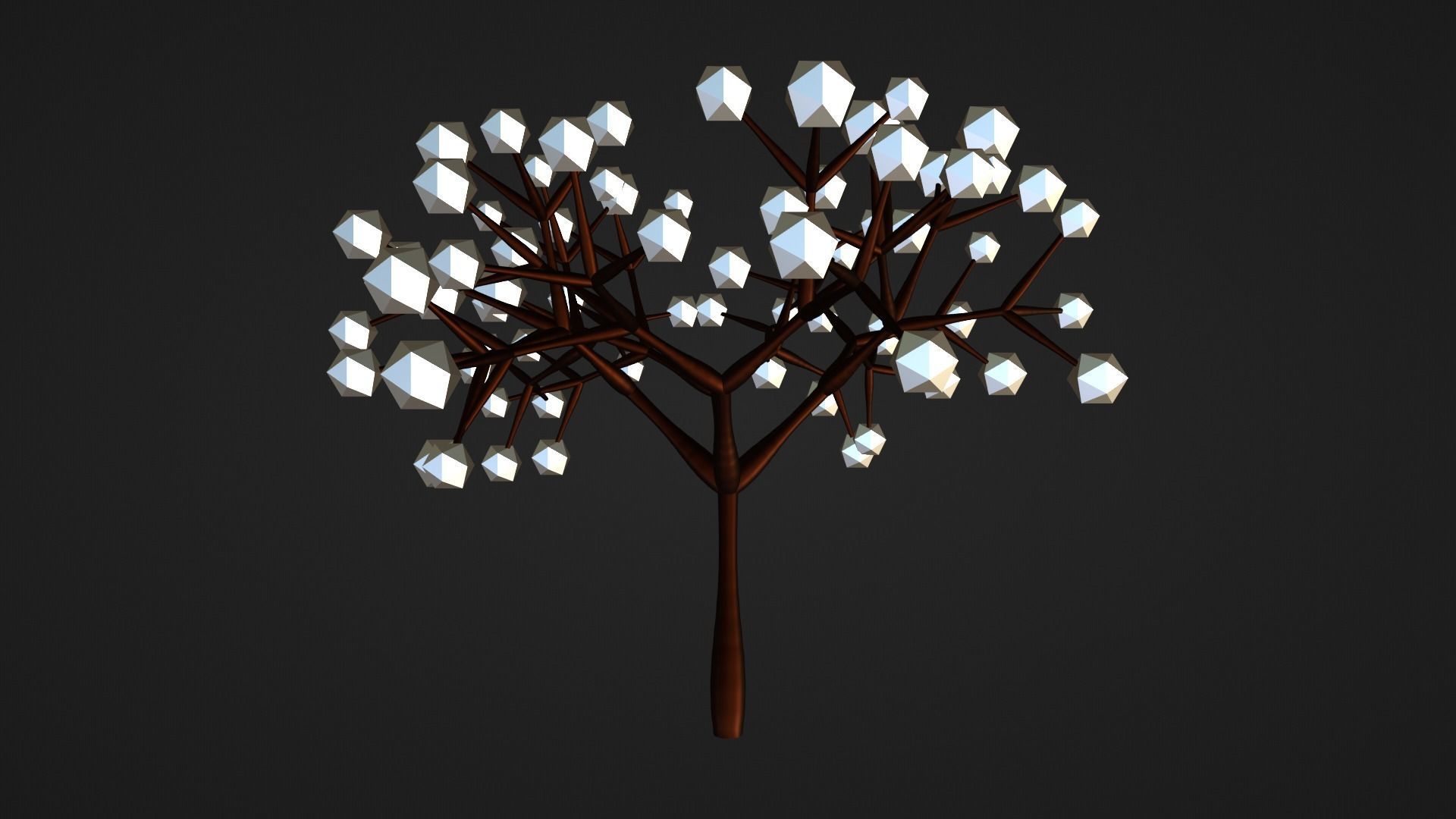 Hexagonal Tree 3D model | CGTrader