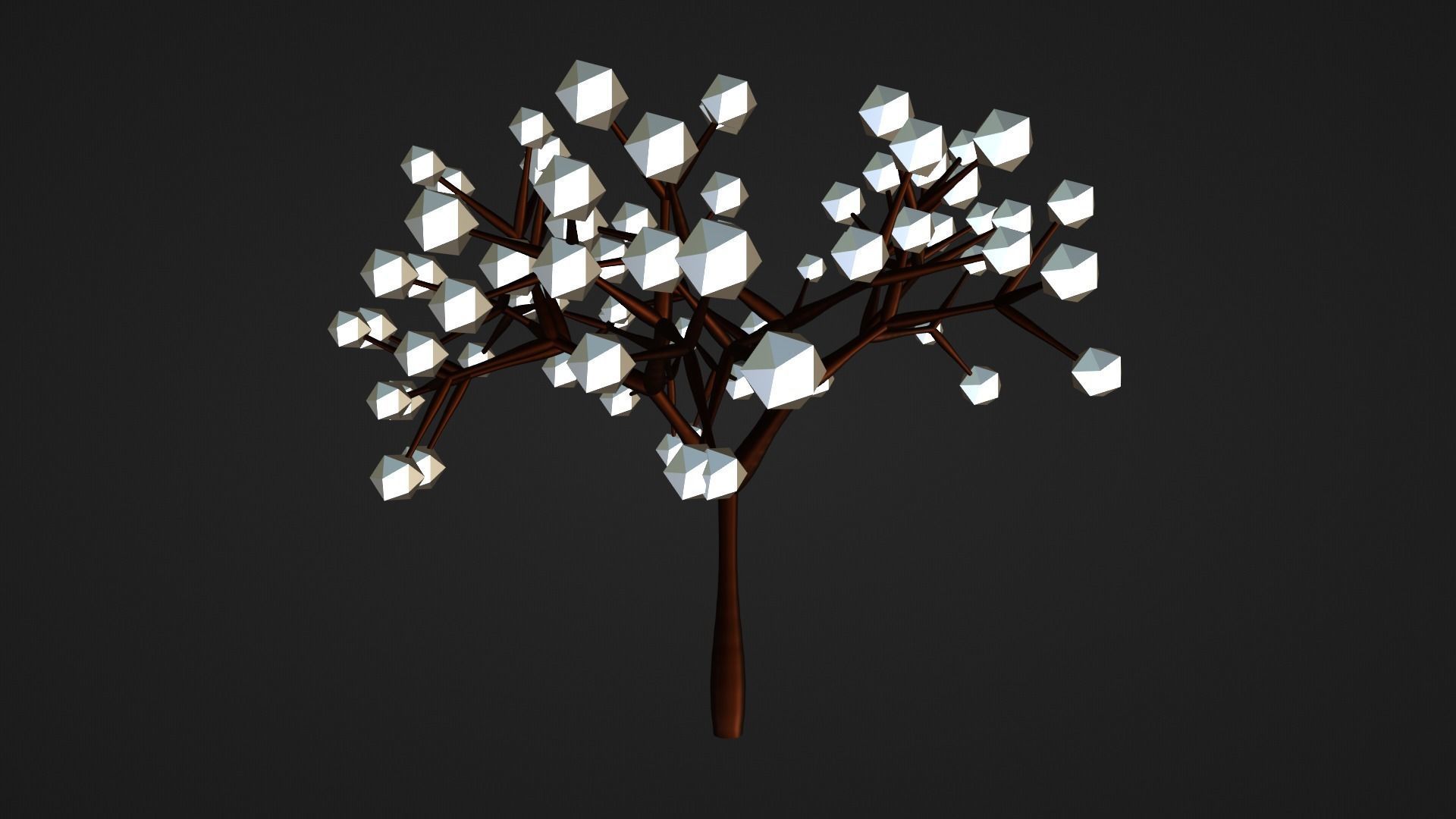 Hexagonal Tree 3D model | CGTrader