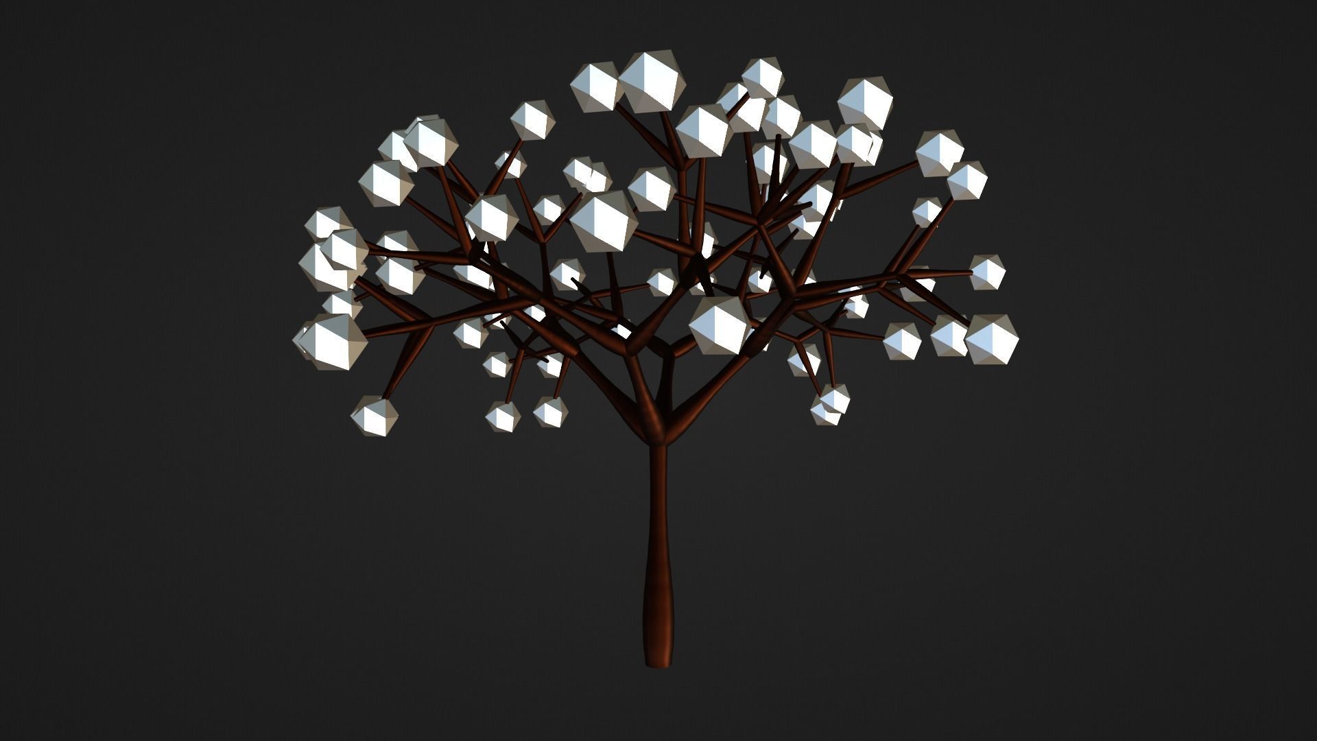 Hexagonal Tree 3D model | CGTrader