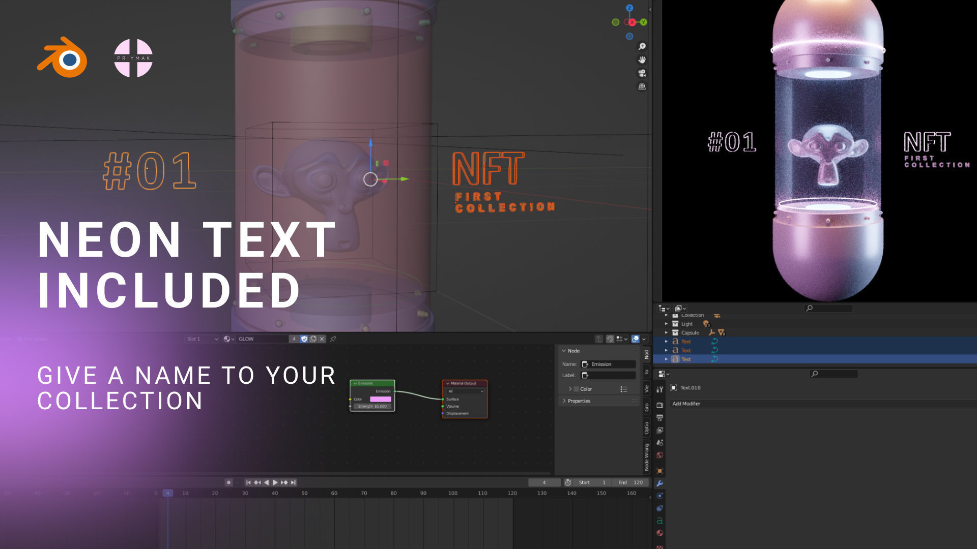 NFT CAPSULE animated template for Blender 3D model animated | CGTrader