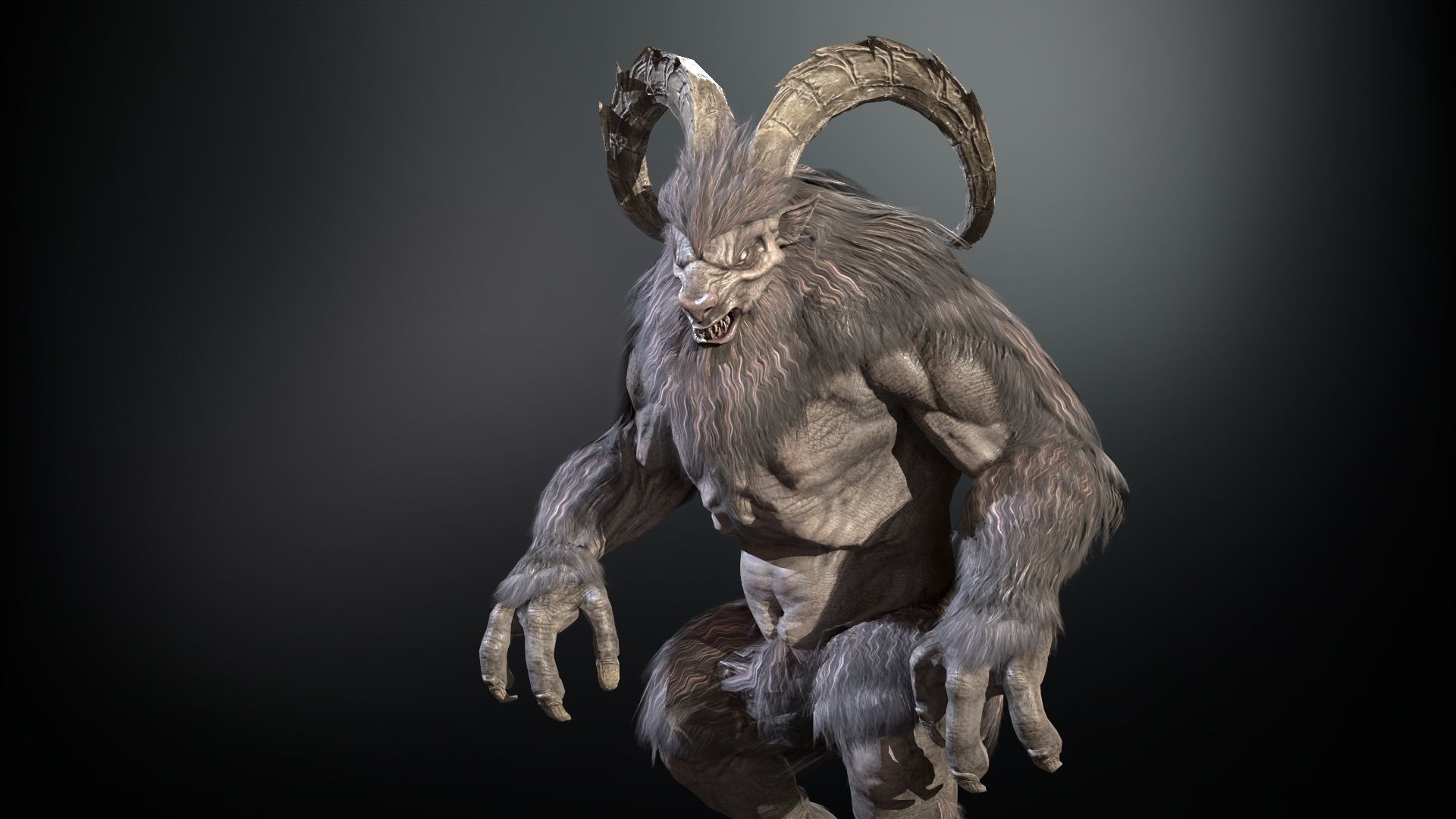 3D model Baphomet demon VR / AR / low-poly | CGTrader