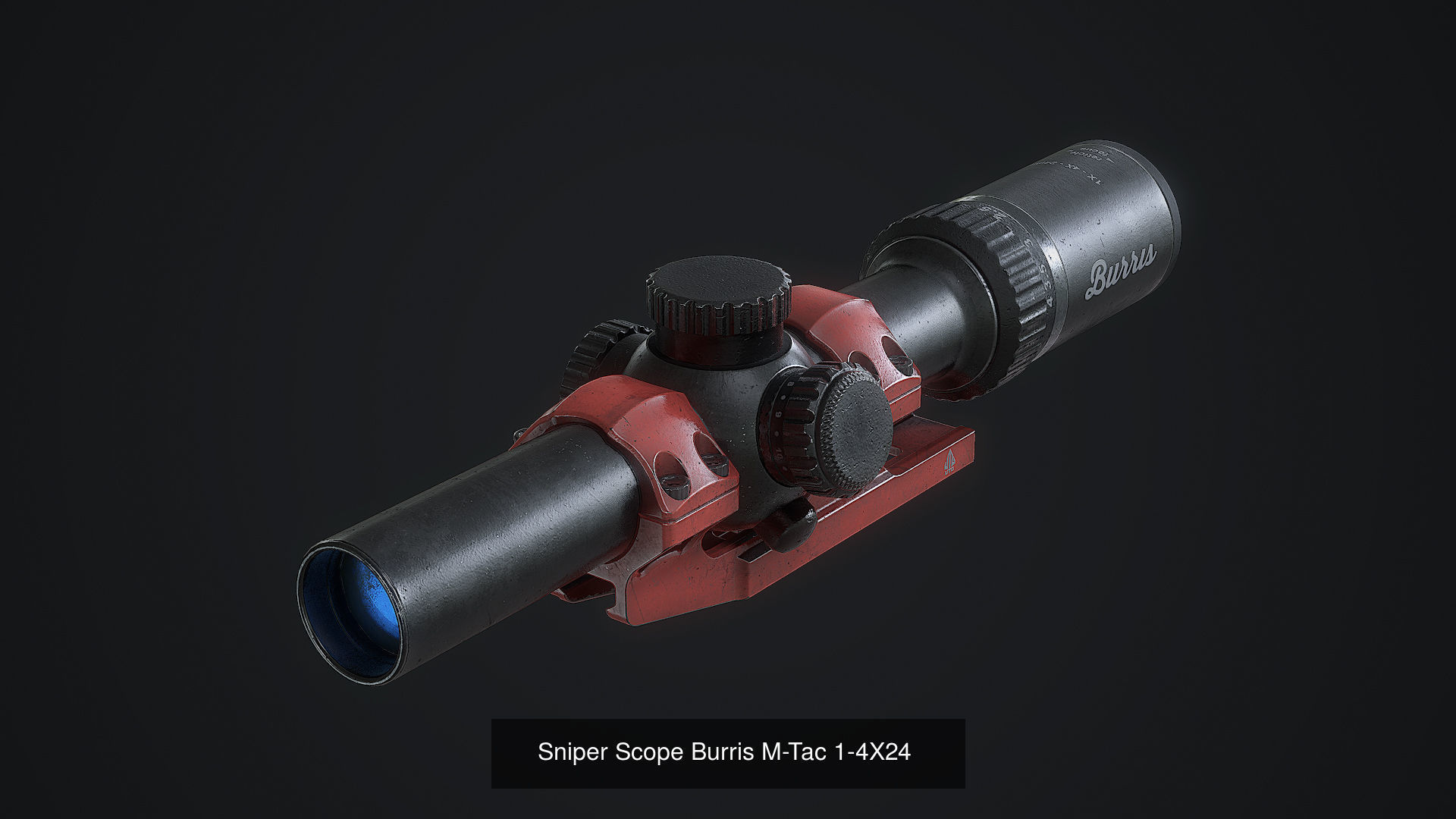 PBR Sniper Scopes 3D Model Collection | CGTrader