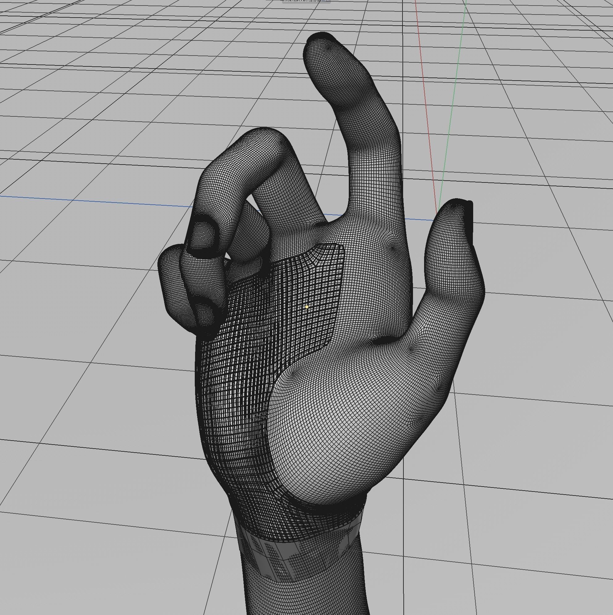 A Hand human with finger 3D model | CGTrader