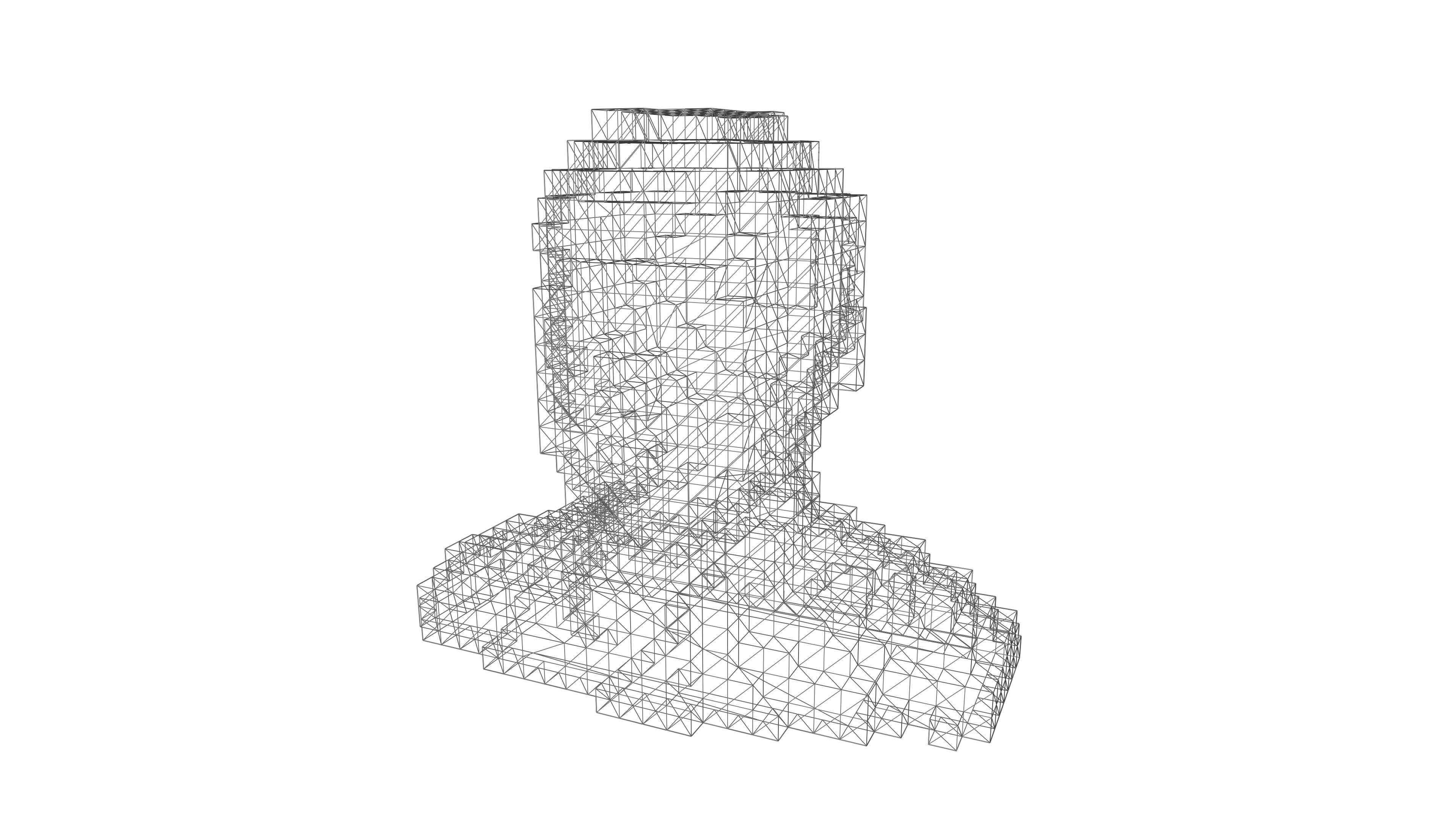 Human Voxel free VR / AR / low-poly 3D model | CGTrader