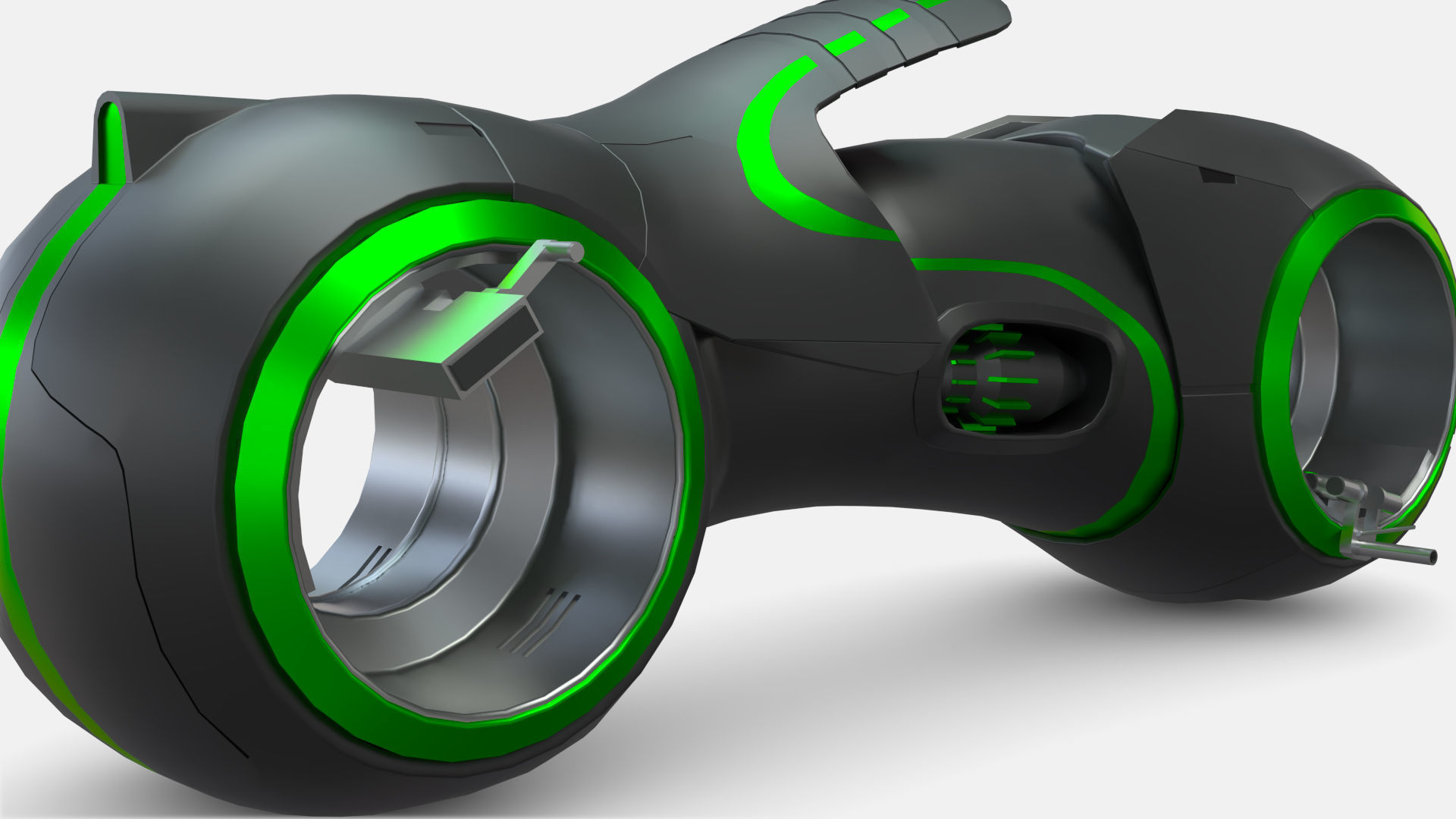 3D model Tron Legacy Lightcycle VR / AR / low-poly | CGTrader