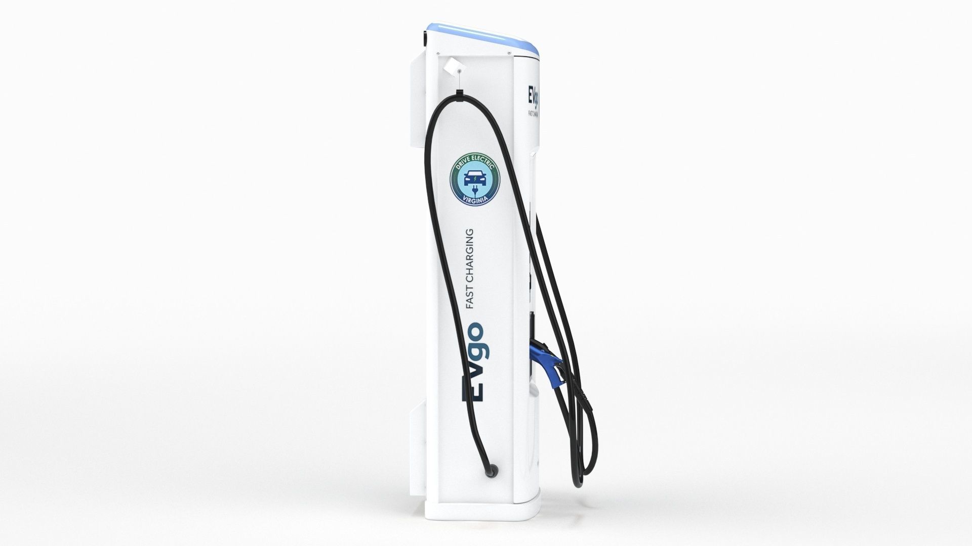 BTCPower - 50 kW Slim Line DC Fast EV Charger 3D model | CGTrader